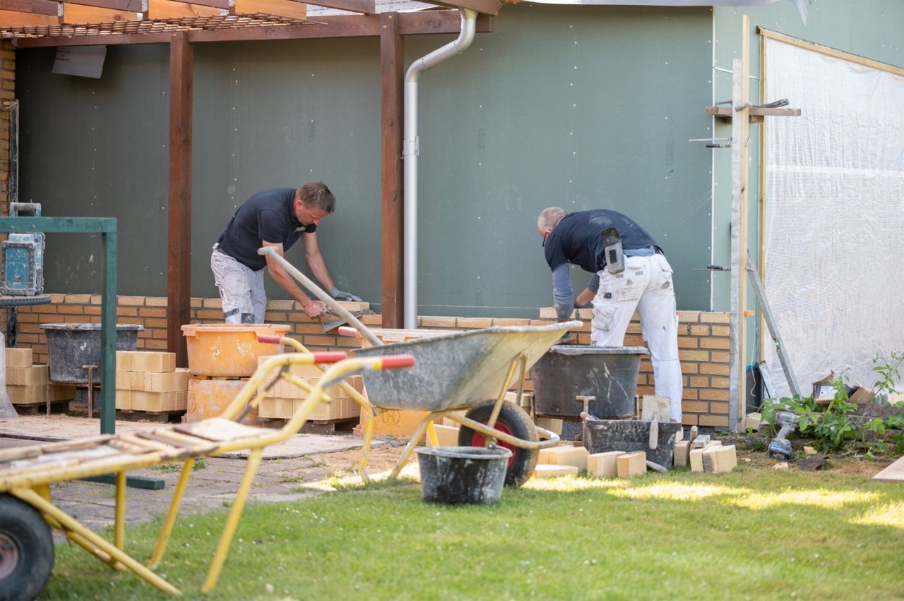 Tilbygning | Muremestrene Christoffersen
